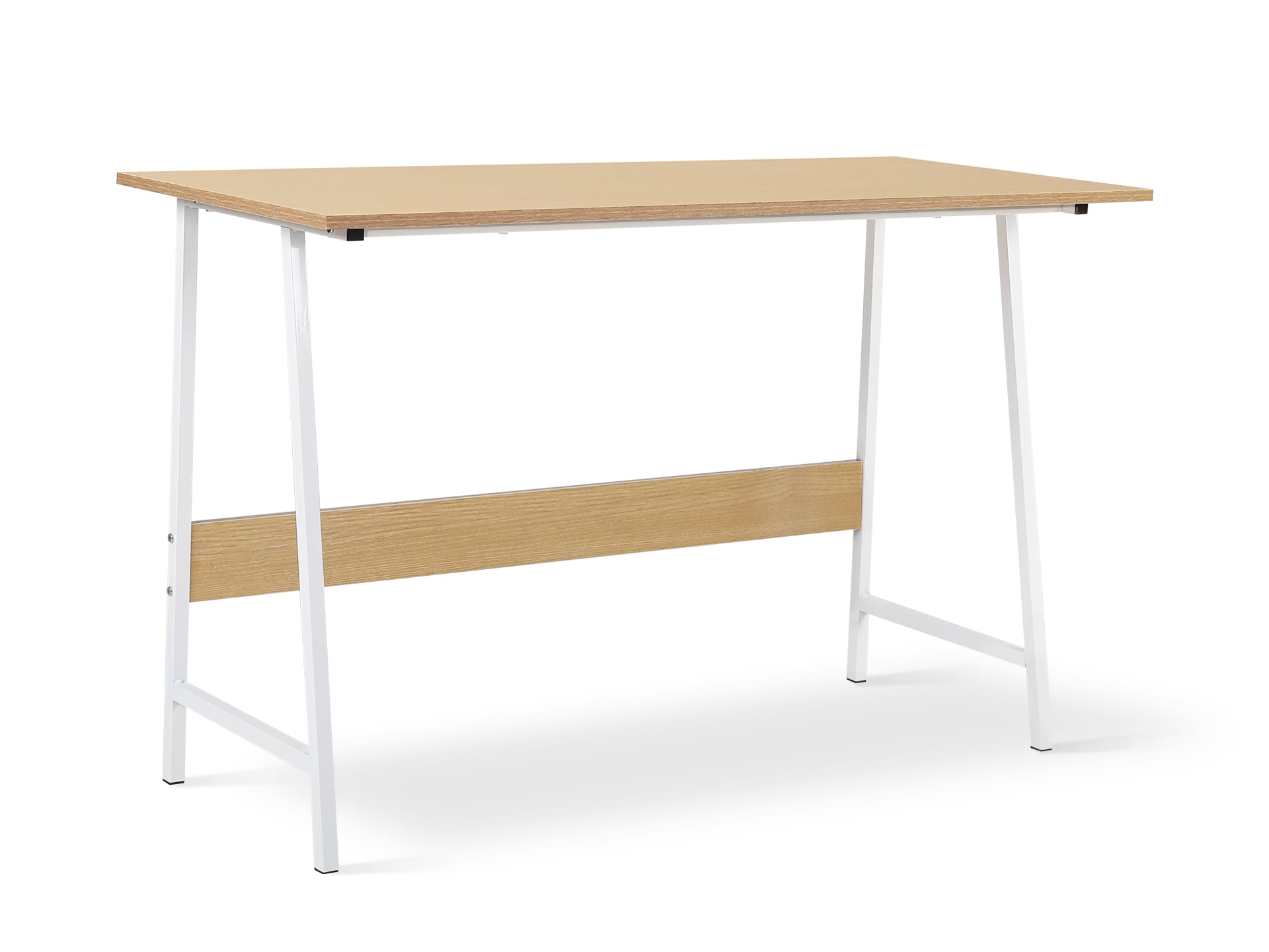 Daniel 120cm Computer Desk - Maple + White – LivingTopia