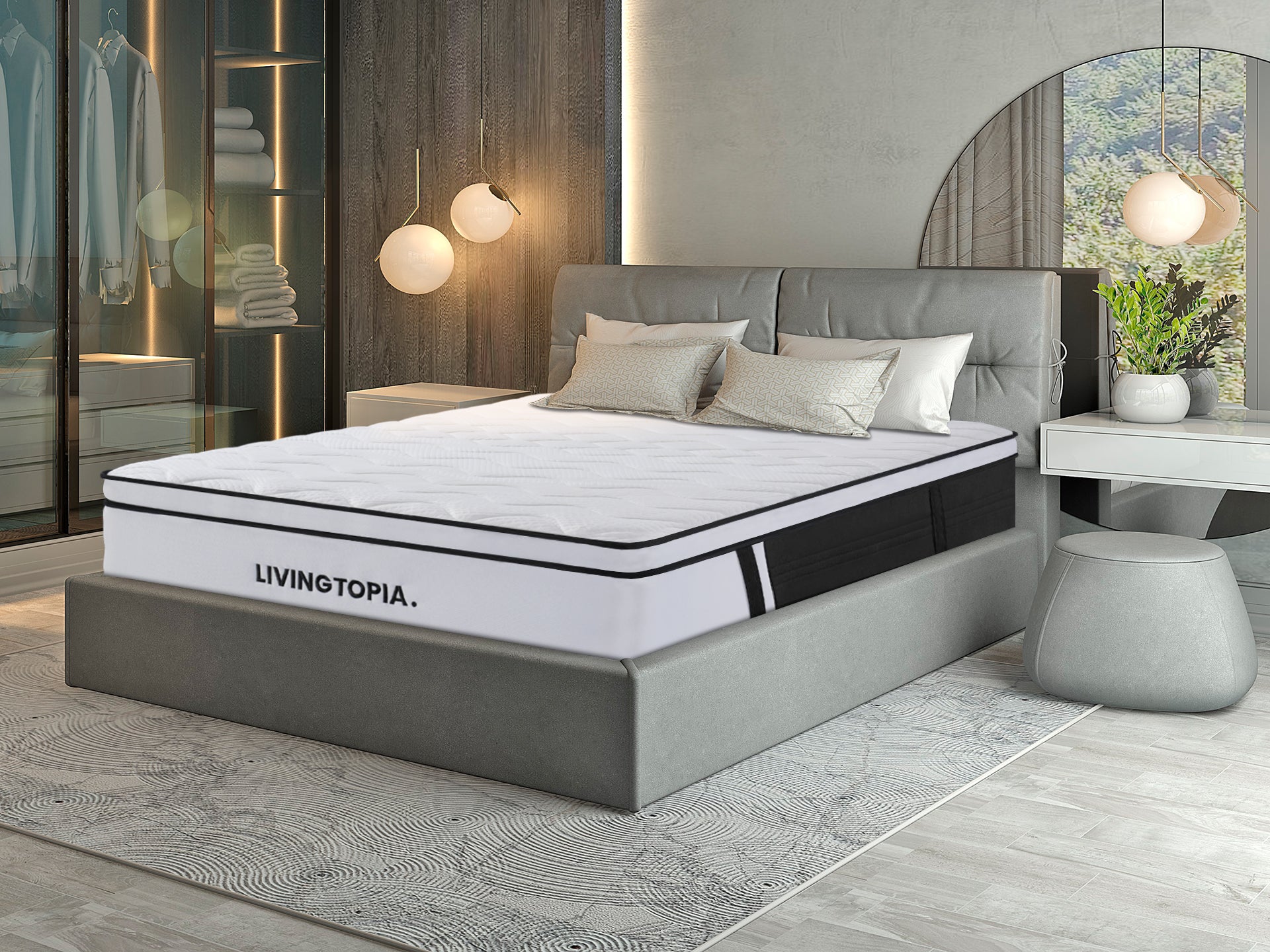 Bamboo Prime 7 Zone Pocket Spring Mattress - Queen – LivingTopia